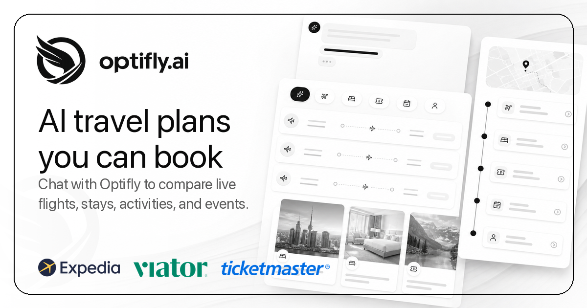 Optifly.ai | AI travel plans you can book